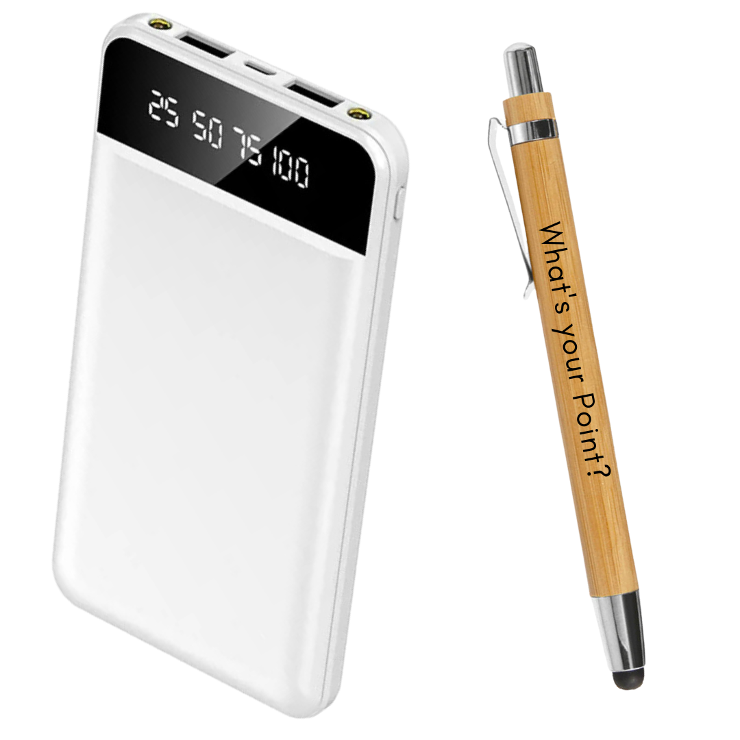 Olesson Power Bank 15,000mAh & Bamboo Stylus Ballpoint Pen Combo | Shop ...