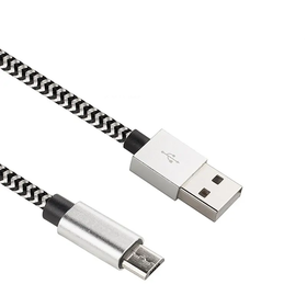 2M 3A Micro USB Nylon Braid Quick Charge Cable | Shop Today. Get it ...