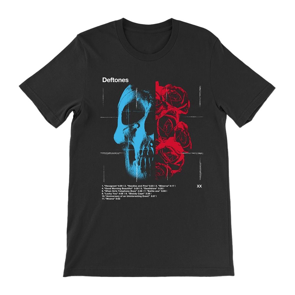 Deftones Rose Skull Tracklist - 20th anniversary | Shop Today. Get it ...