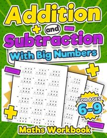Addition and Subtraction Maths Workbook | Kids Ages 5-8 | Adding and ...