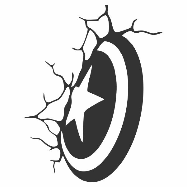 Captain America Shield Wall Decal | Shop Today. Get it Tomorrow ...