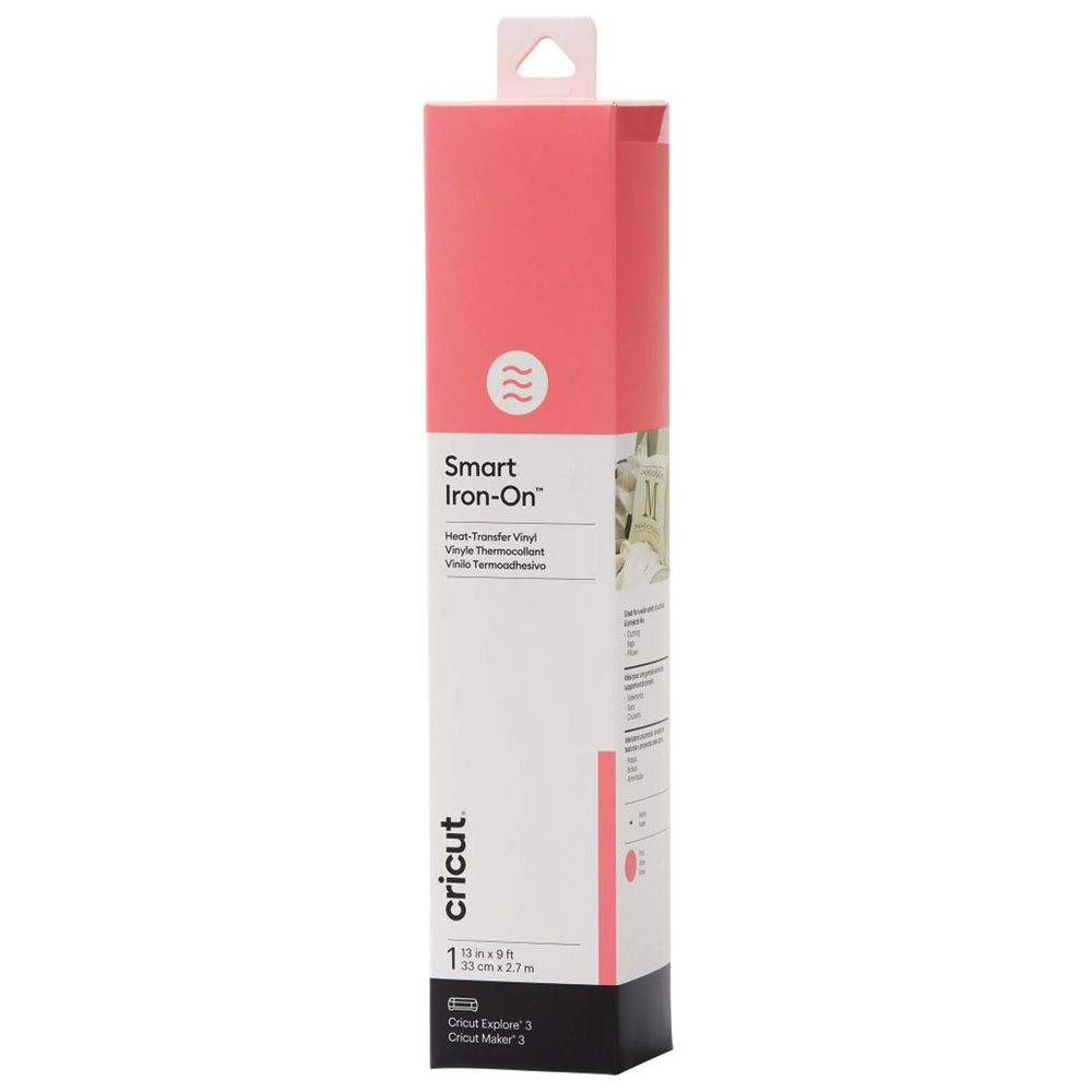 Cricut Smart Iron-On Vinyl 33x273cm 1-sheet Pink 2009059 | Shop Today ...