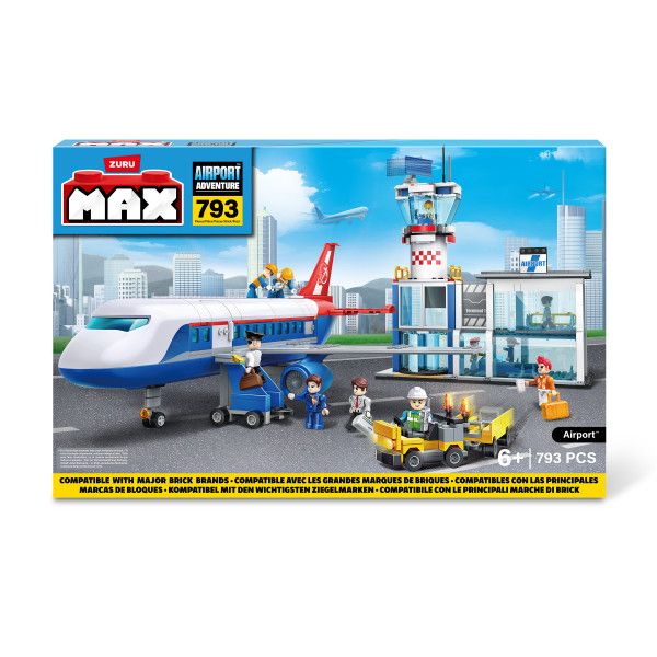 Max-Max City Int -Series 1-793-Brick Box Playset Airport | Shop Today. Get it Tomorrow ...