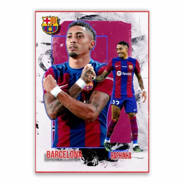 Raphinha Barcelona Poster - A1 | Shop Today. Get it Tomorrow ...