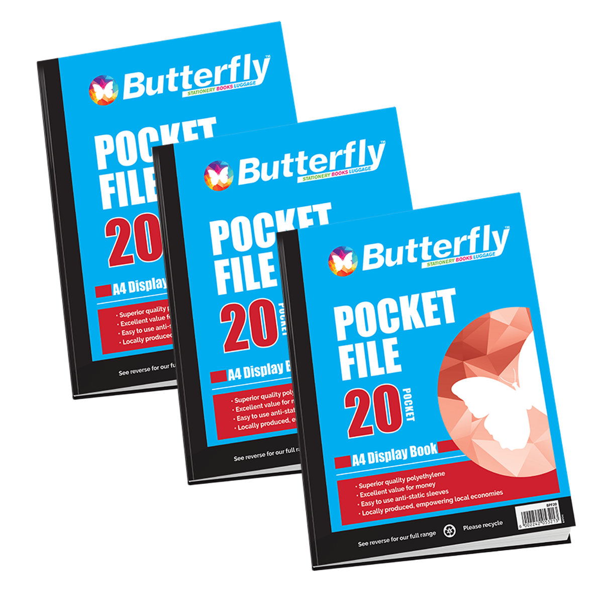 Pocket File - A4 50 m 20 Pocket Display Book X3 | Shop Today. Get it ...