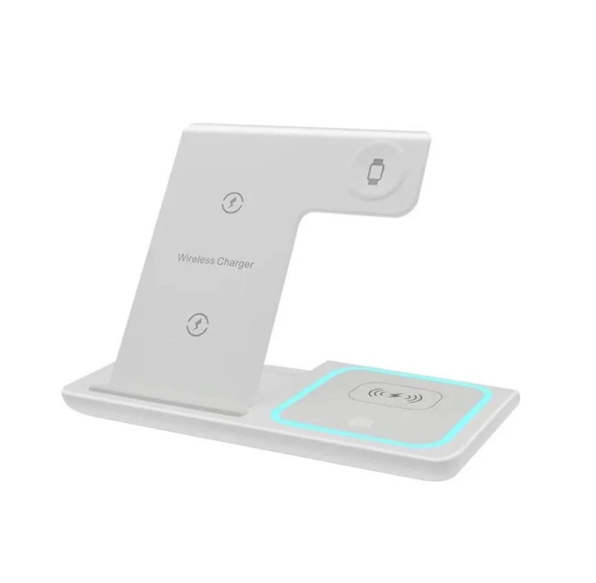 3-IN-1 Wireless Fast Charging Station (Foldable) - White | Shop Today ...