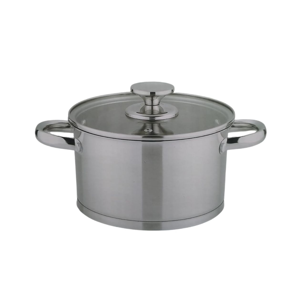 Casserole Cookware Stainless Steel Cooking Pot With Tempered Glass Lid ...