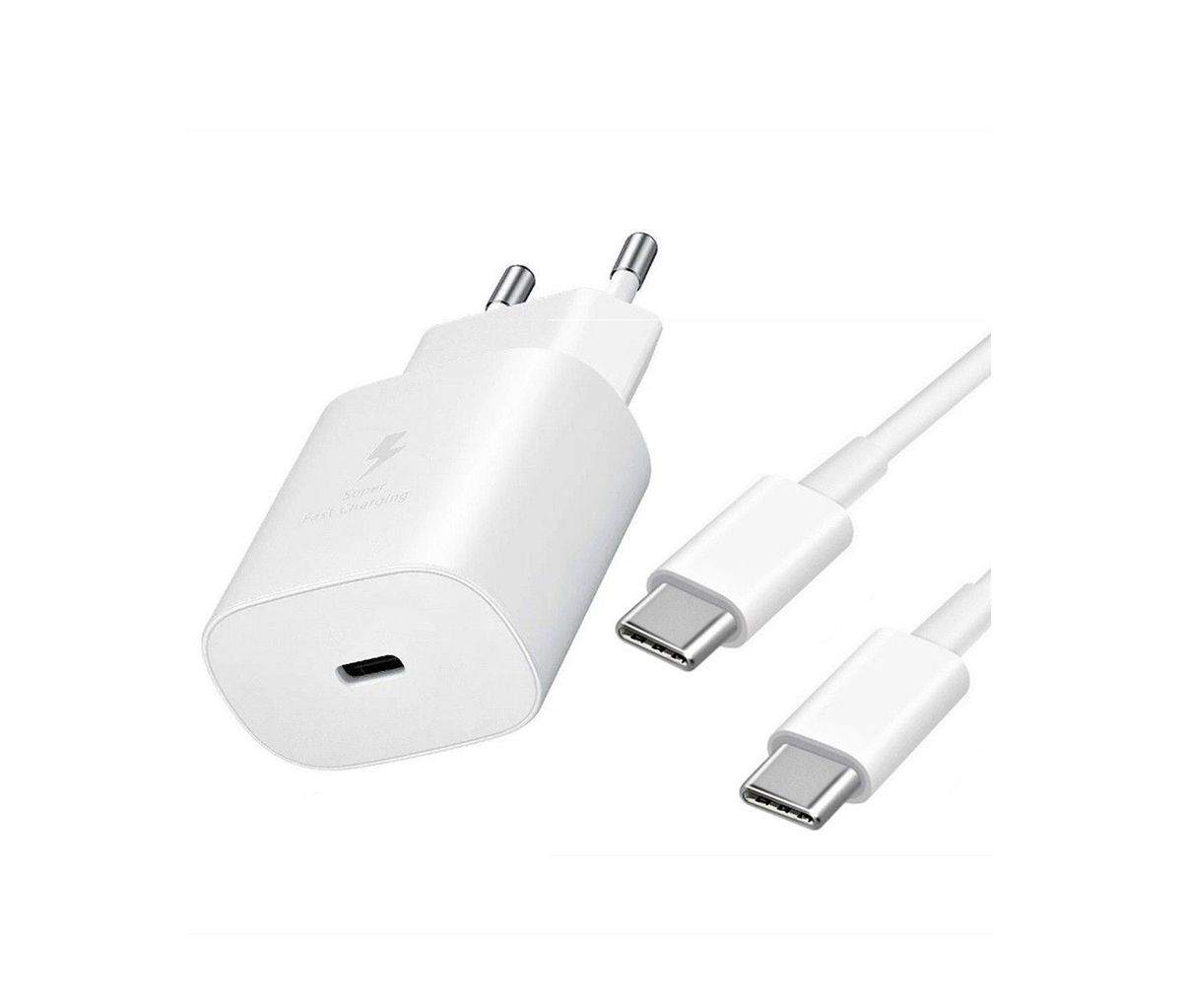 PD 30 Watt Type-C to Type-C Fast Charger with Type-C to Type-C Cable ...