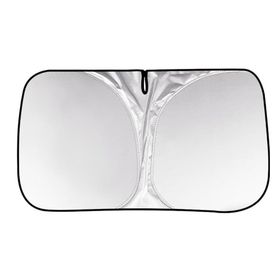 142x93cm UV Protector Foldable Car Sun Shade Windshield - Silver | Shop ...