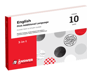 The Answer Series Gr 10 English First Additional Language 3in1 Study ...