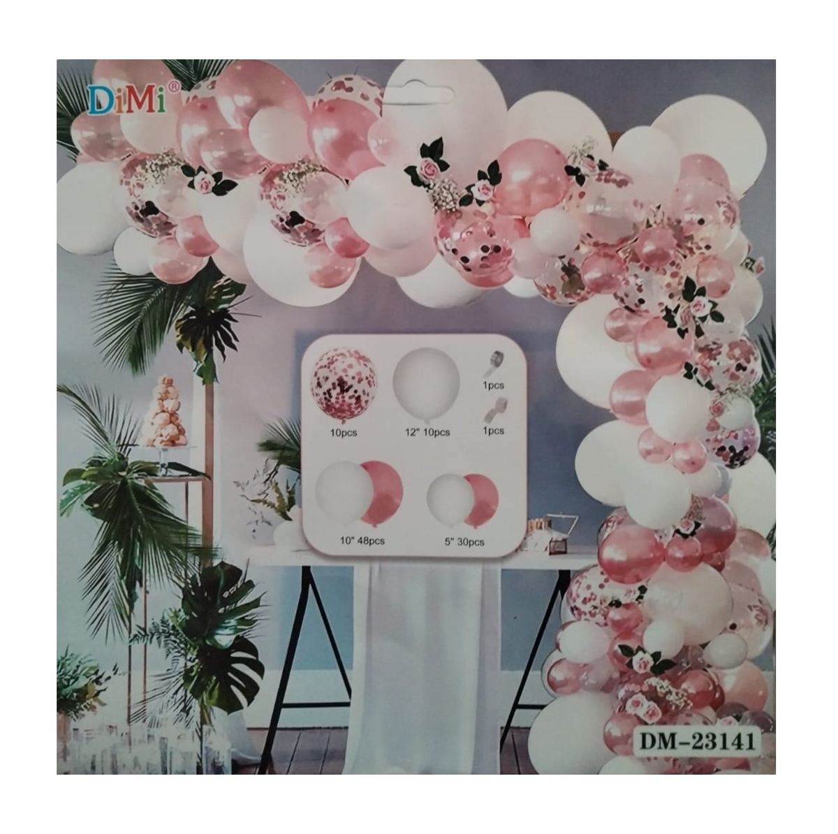 White and Rose Gold Balloon Chain Pack - 100 Pieces | Shop Today. Get ...