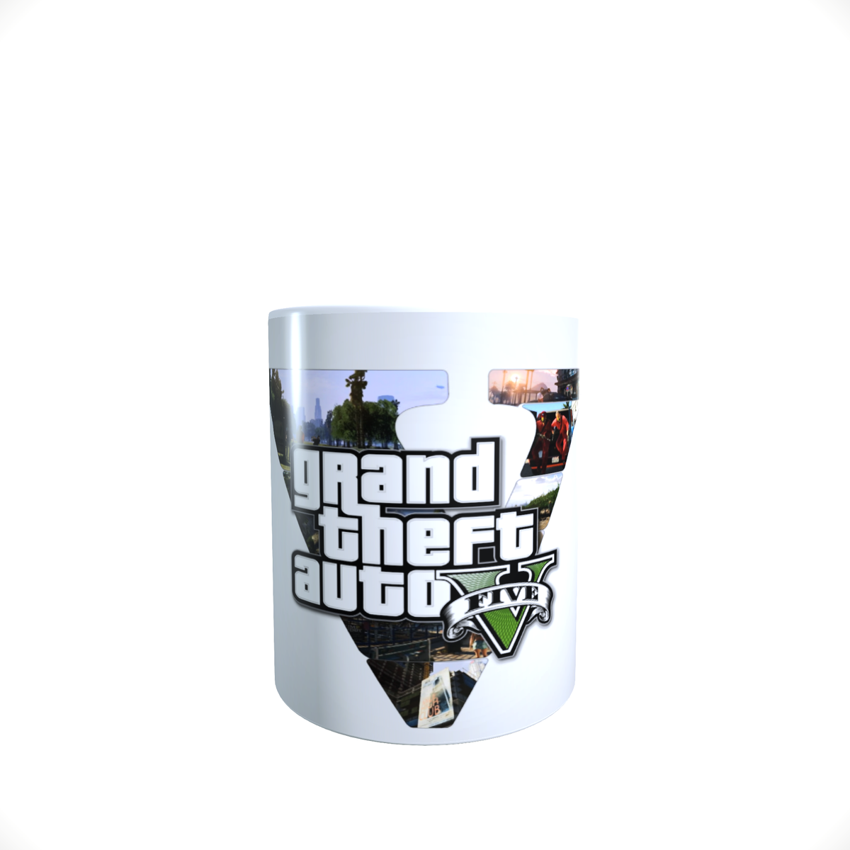 GTA V - Logo Background - Coffee Mug | Shop Today. Get it Tomorrow ...