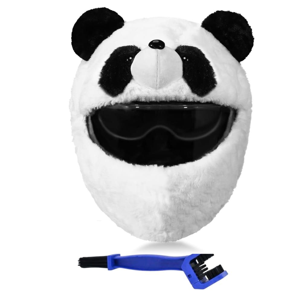 Panda Helmet Cover and Chain Brush | Shop Today. Get it Tomorrow ...