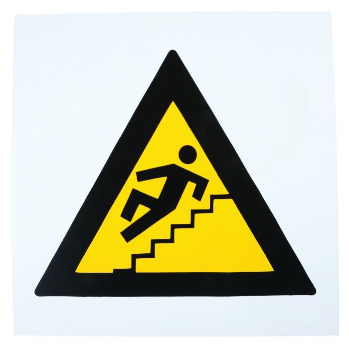 Plastic Slippery Steps Warning Sign 290 x 290mm | Shop Today. Get it ...