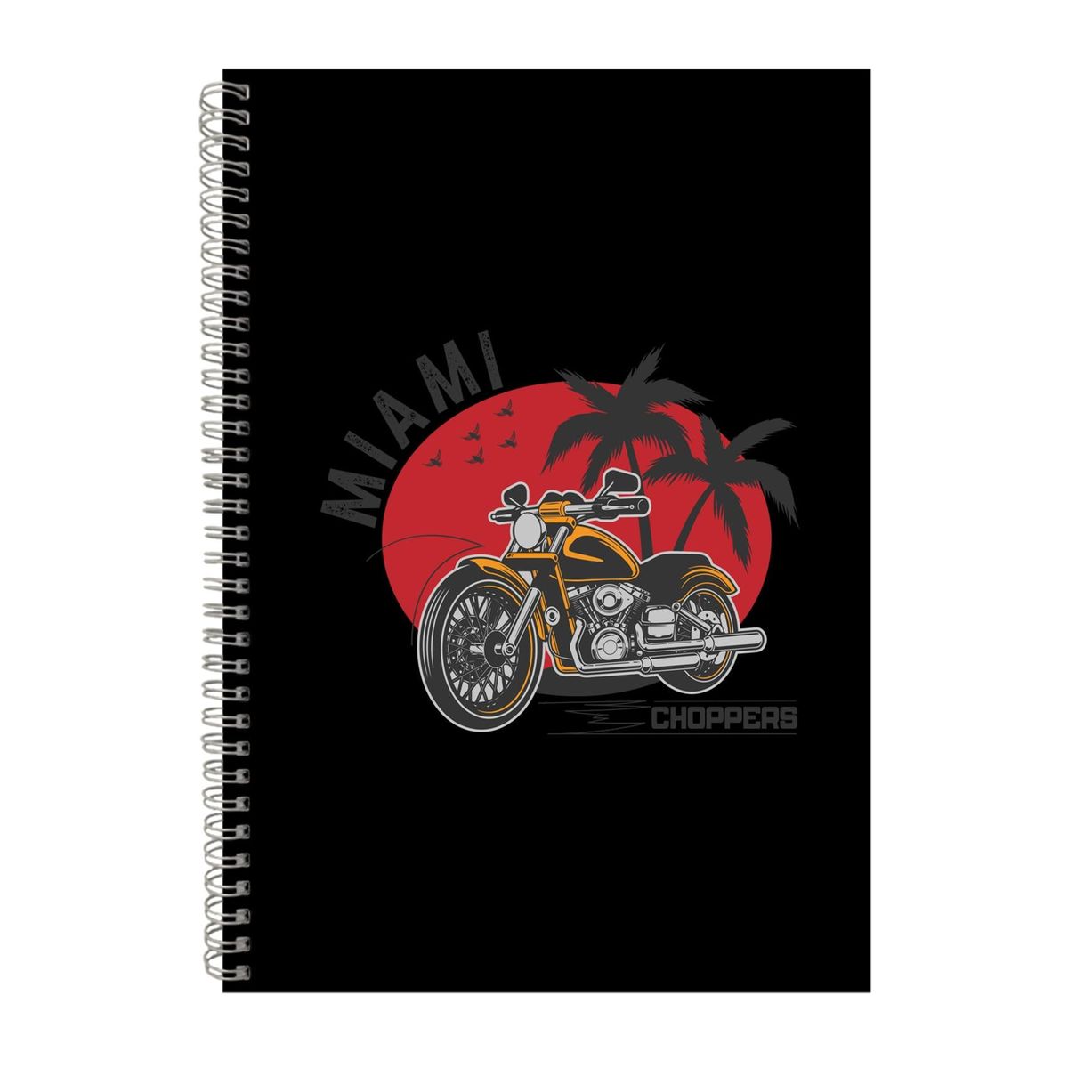 Miami Choppers Notebook Biker Gift Idea A4 Notepad 132 | Shop Today ...