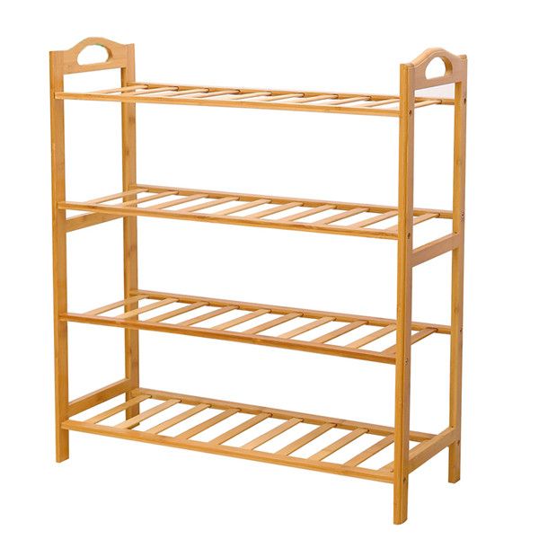 Bamboomill 4 Tier Bamboo Shoe Rack / Shoe Storage Organizer | Shop ...