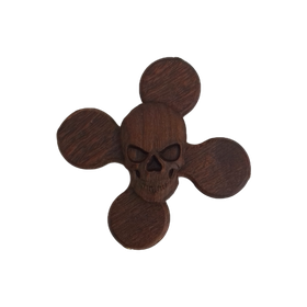 Skull Wooden Fidget Spinner | Shop Today. Get it Tomorrow! | takealot.com