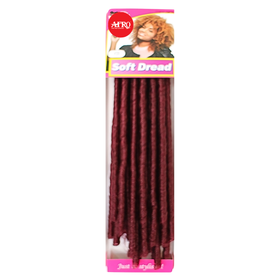 Afro Tex Burgundy Red Soft Dreads Extensions | Shop Today. Get it ...