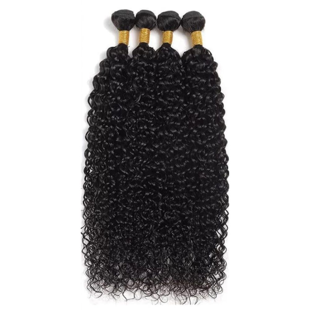 VSP Kinky Curly 22 Inch 4 Bundles total 200g Human Hair Weaves Double ...