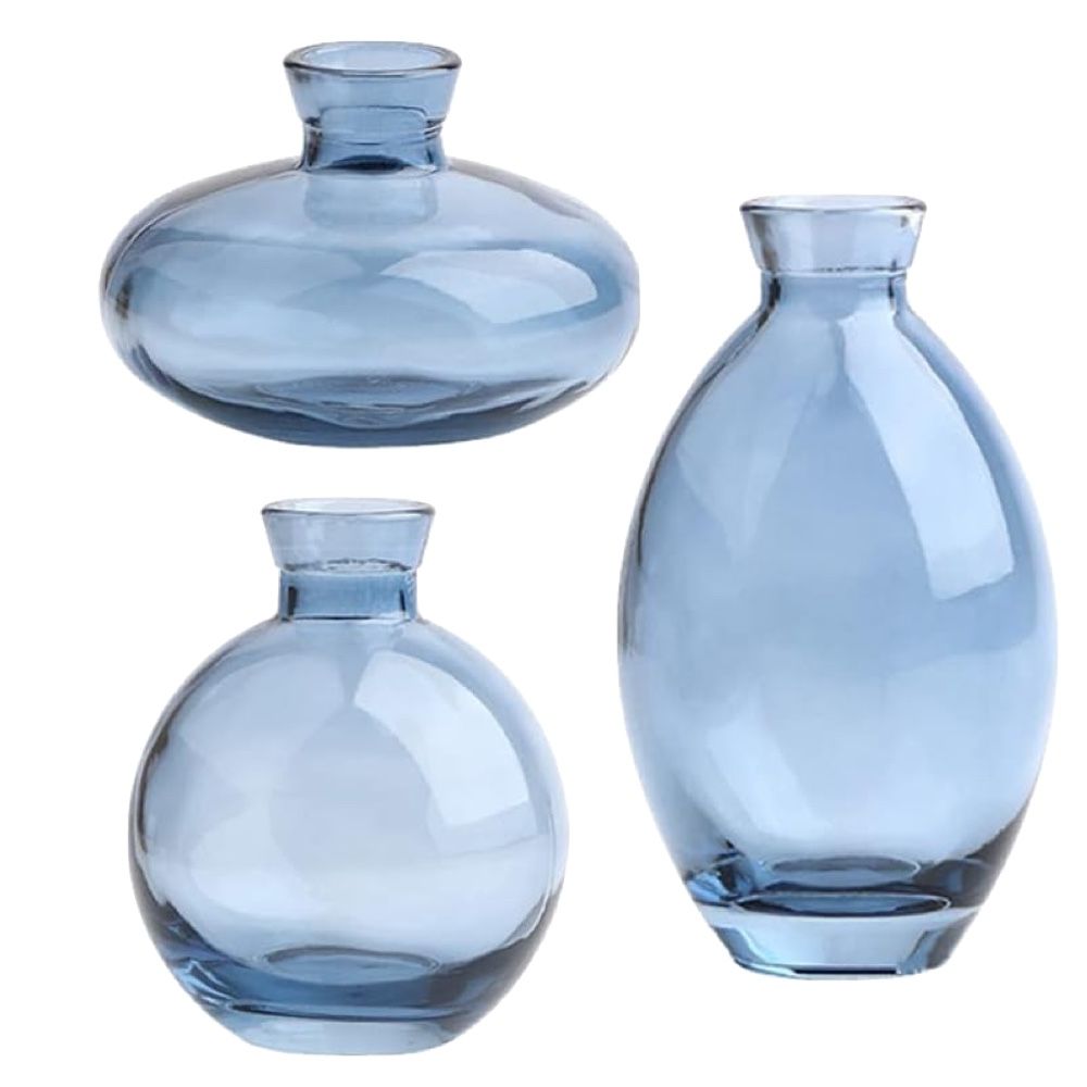 Decor Mini Classic Creative Petite Glass Flower Vases - Set of 3 | Shop ...