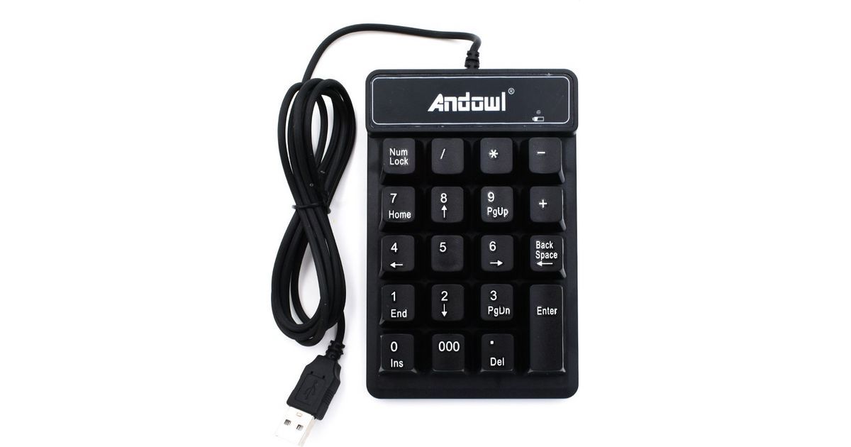 Andowl Q-813 Usb Numeric Keypad 19 Keys | Shop Today. Get it Tomorrow ...