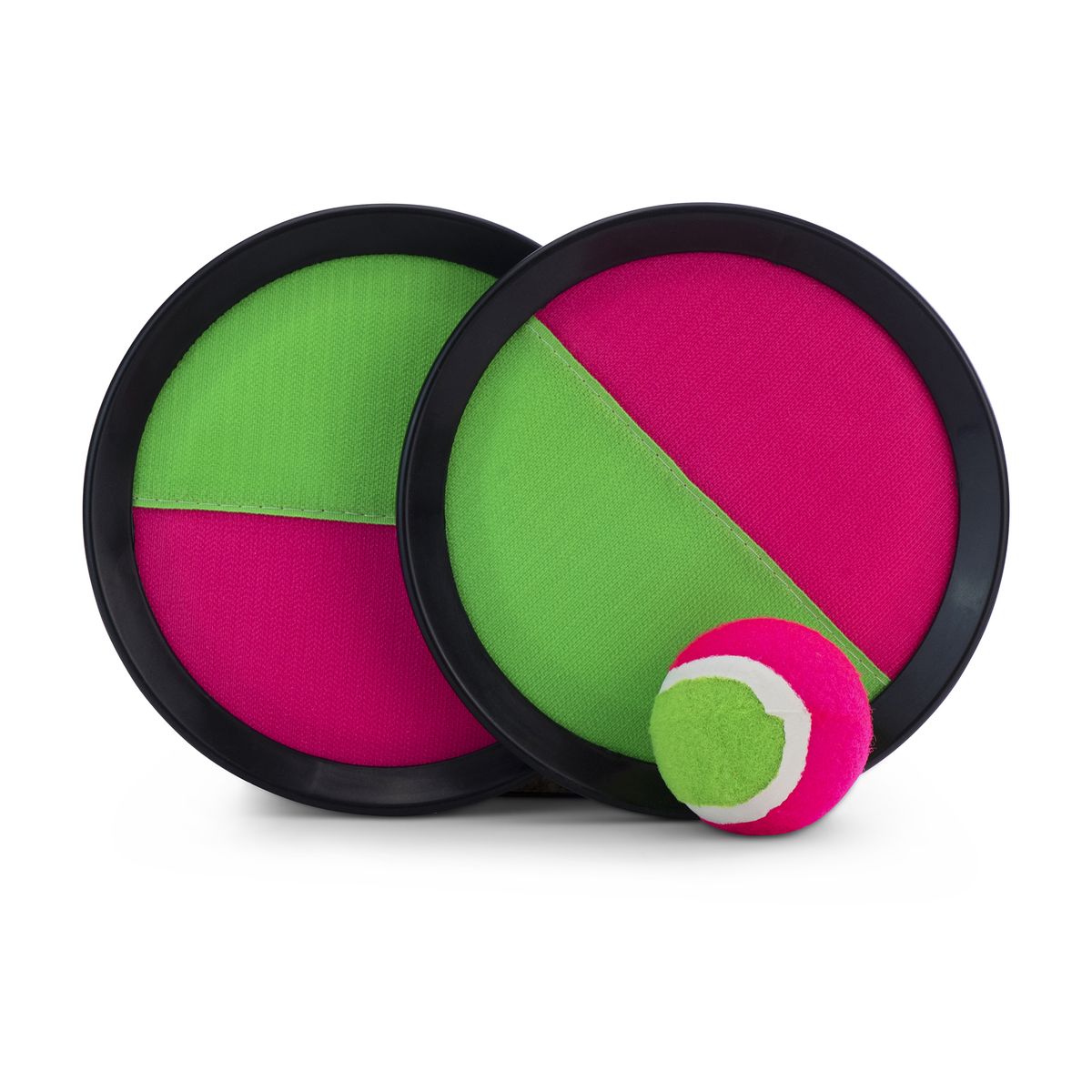 Catch Ball Set - Toss & Stick - Ball Included - Hook and Loop - Green ...