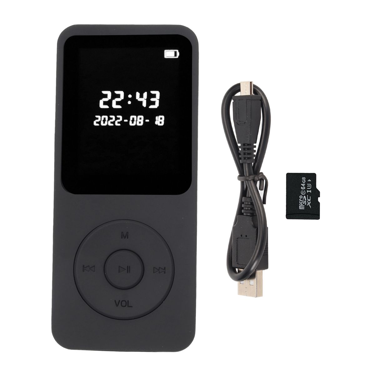 MP3 MP4 Player Bluetooth 5.0 Digital LCD 1.77in Screen With 64G Memory Card | Shop Today. Get it ...