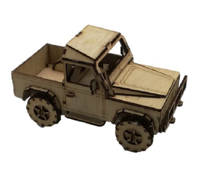 Land Rover Defender 90 3D Puzzle Wooden 3D Model | Shop Today. Get it ...
