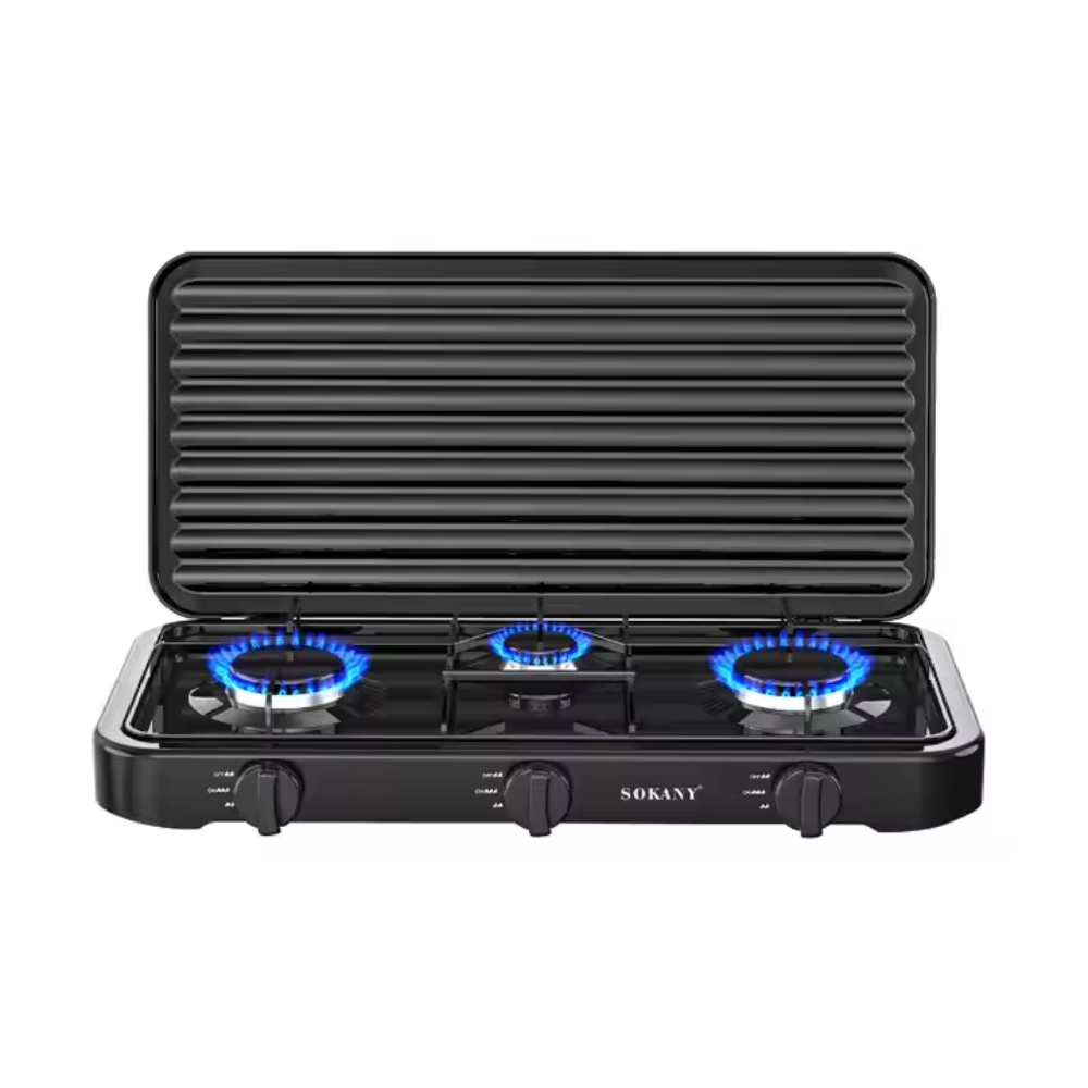 Sokany Generous Surface 3-Burner Gas Cooker Stove (SK-6003) | Shop ...