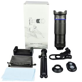 36X Telephoto Lens Kit 9Pcs Phone Camera Lens Set with Phone Clip ...