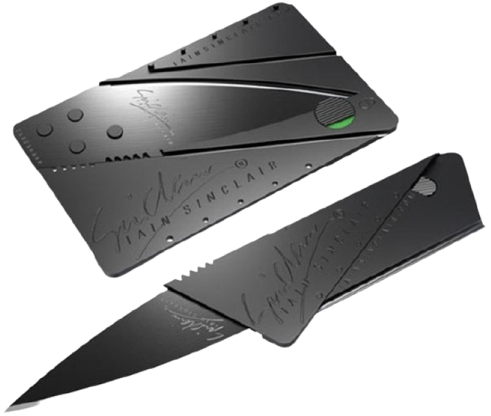 Card Sharp - Credit Card Folding Safety Knife | Shop Today. Get it ...