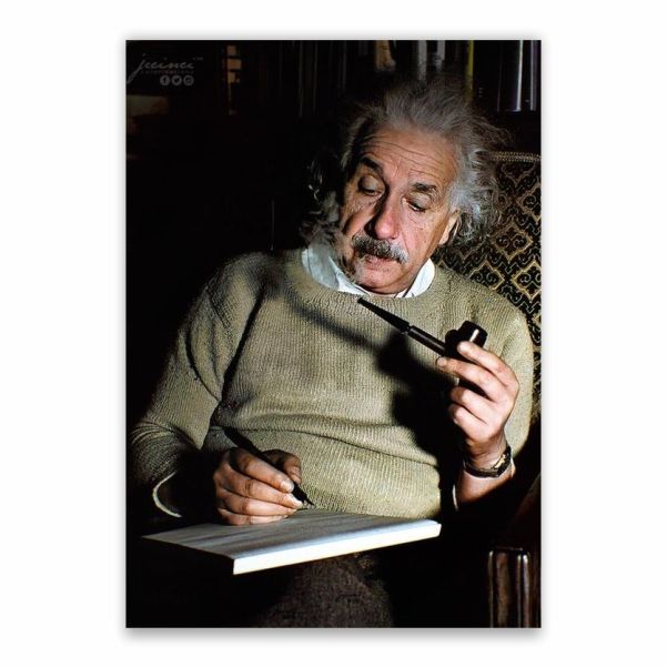 Albert Einstein Study Poster - A1 | Shop Today. Get it Tomorrow ...