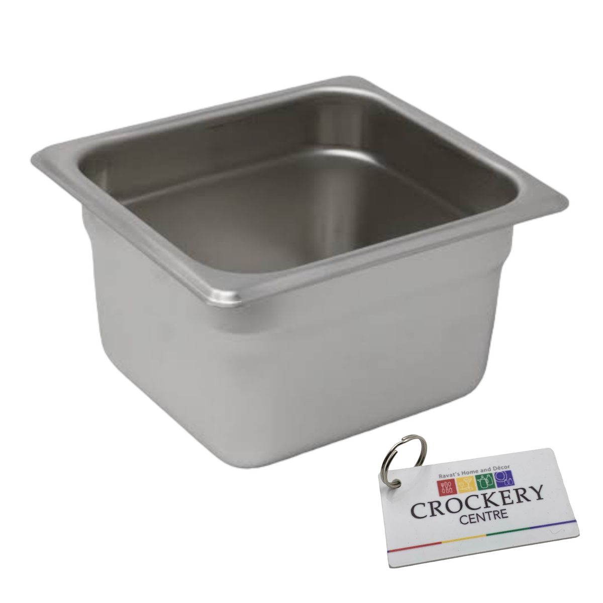 Stainless Steel Insert Sixth 100mm Catering Equipment + Keyring | Shop ...