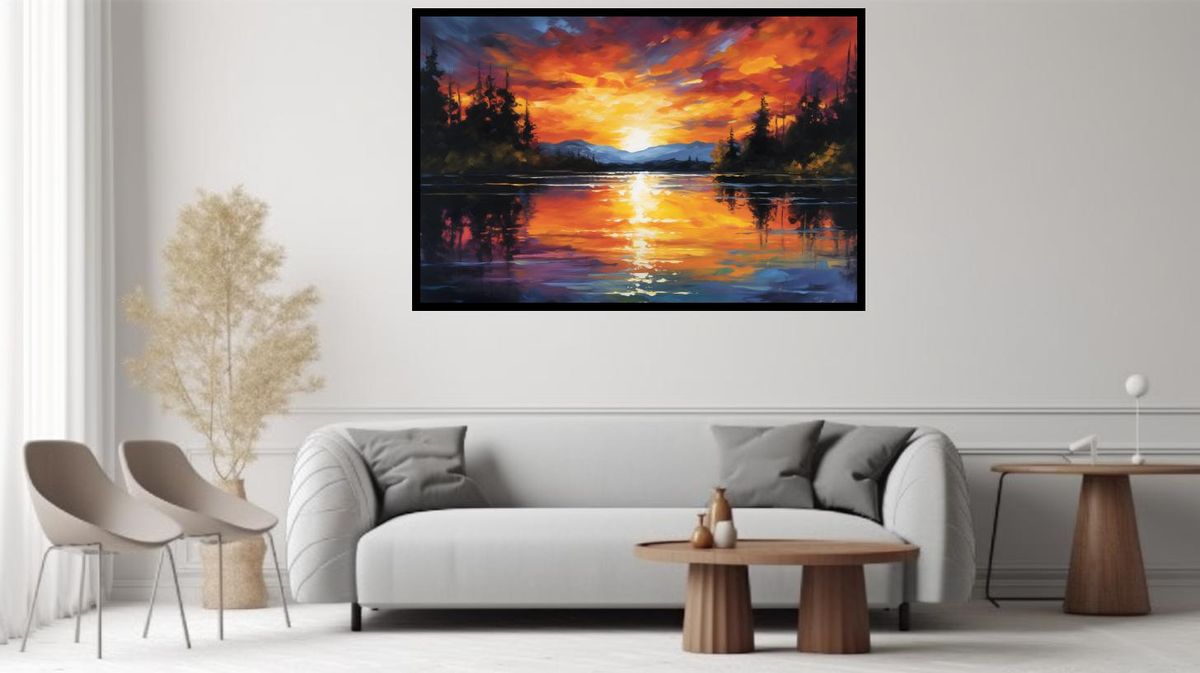 Canvas Wall Art Painting - Fancy Artwork - Abstract Art A0098 | Shop ...
