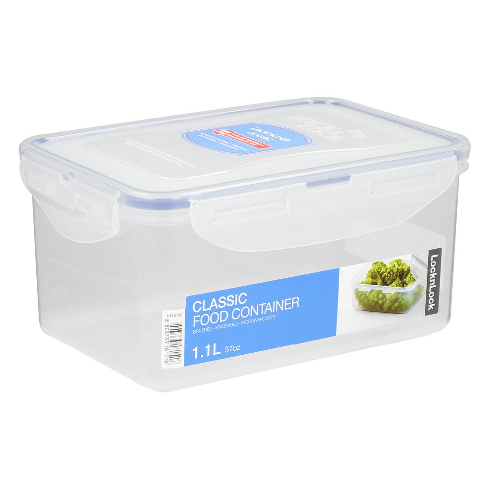 LocknLock - Rectangular Food Storage Container - 1.1 Litre | Shop Today ...