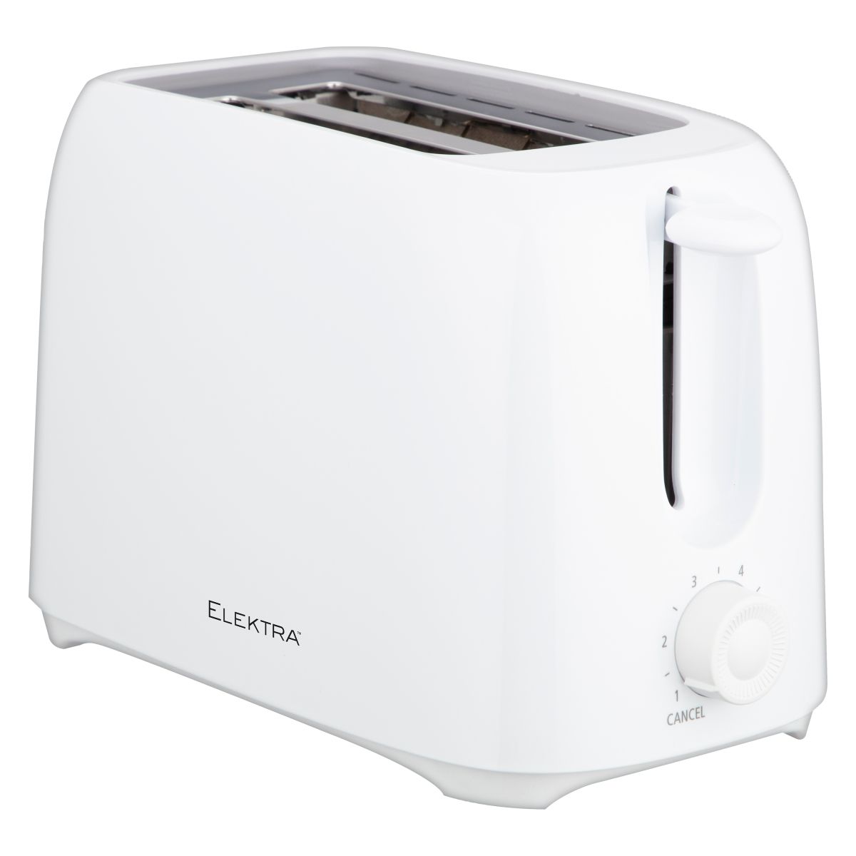 Elektra 700w - 2 Slice Plastic Toaster with 6 Shade Setting - White ...
