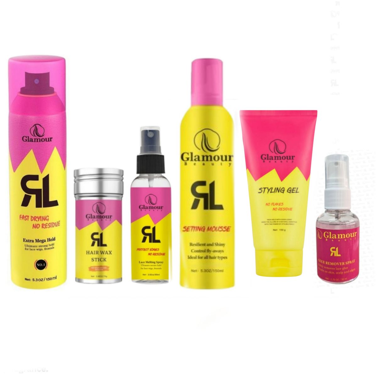 Glamour Beauty Spray, Setting Spray, Lace Melting, Remover, Gel & Wax ...