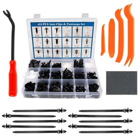 Auto Retainer Plastic Fastener Clips & Car Trim Removal Tool Kit 415 ...