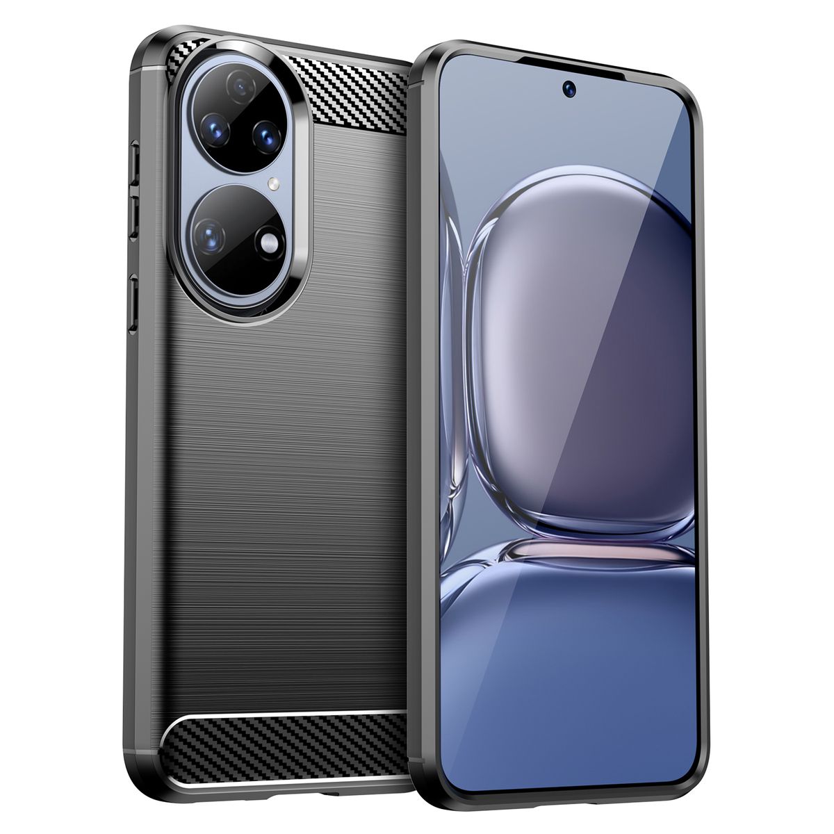 CellTime Shockproof Carbon Fiber Design Cover for Huawei P50 | Shop ...