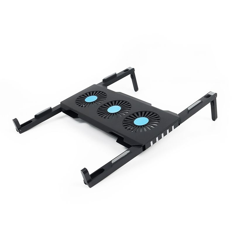 CellTime Ergonomic Foldable Cooling Laptop Gaming Stand with 3 Fans ...