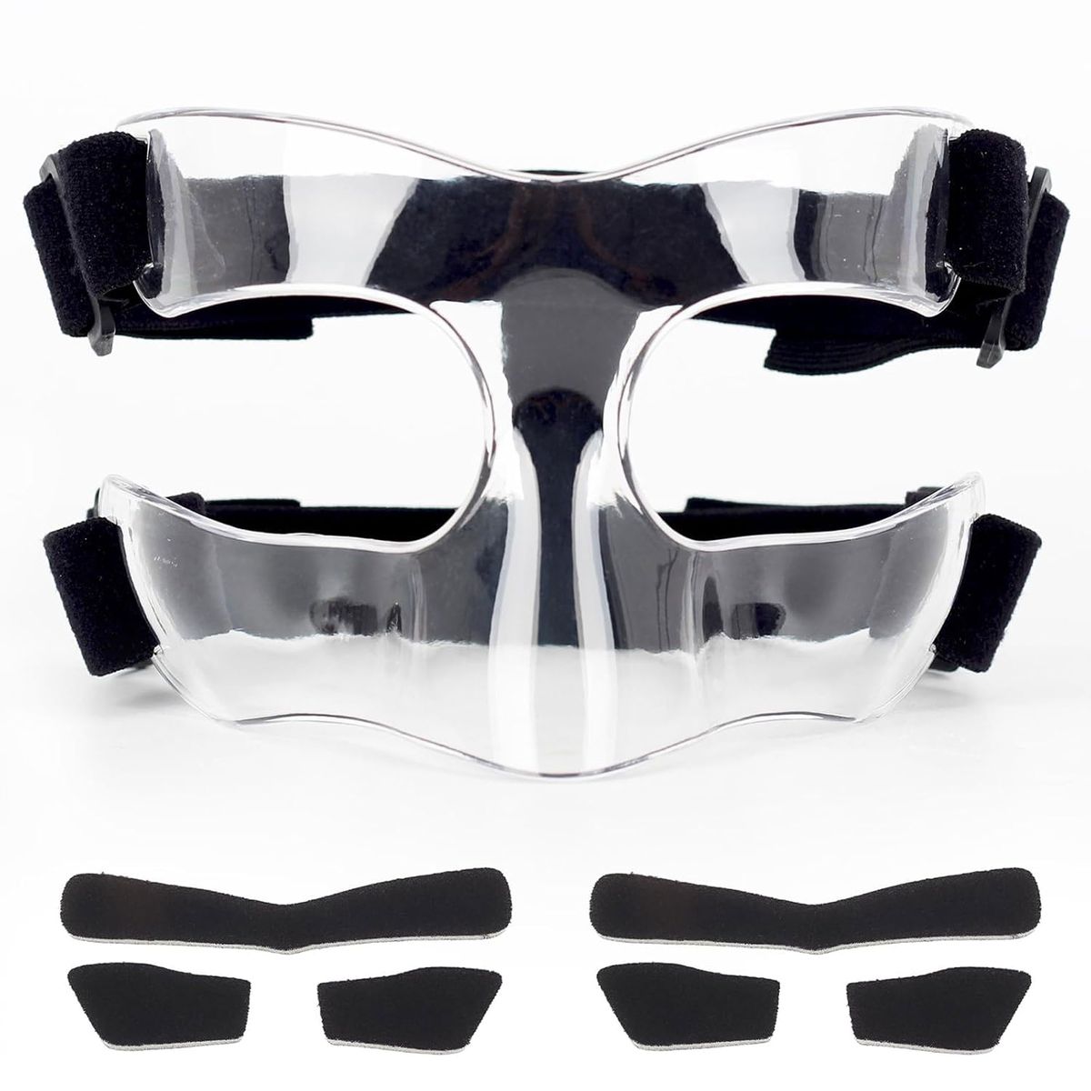 Adjustable Protective Face Mask with Foam Padding for Basketball ...