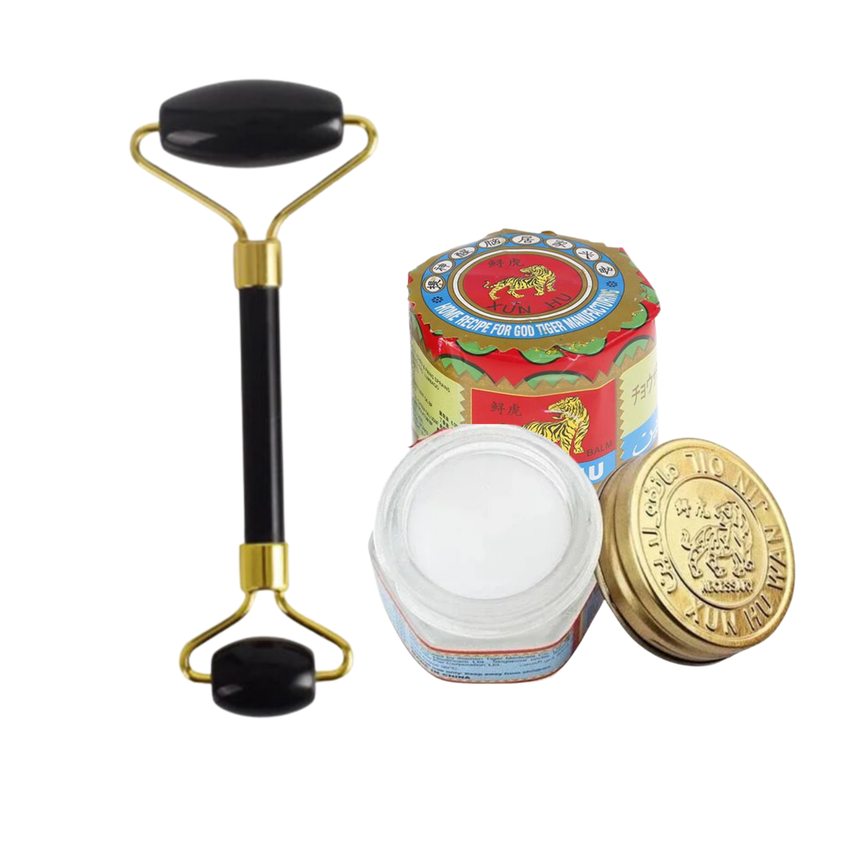 Massage & Relief Set: Jade Roller & Xun Hu Tiger Balm | Shop Today. Get ...