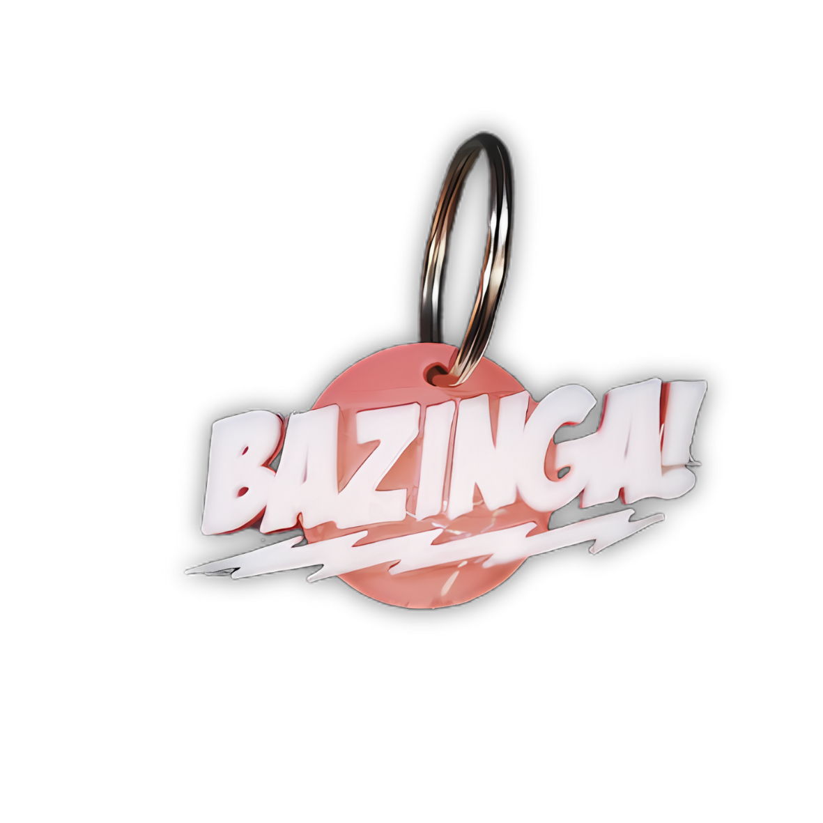 The Big Bang Theory Bazinga 3D Printed Keyring | Shop Today. Get it ...