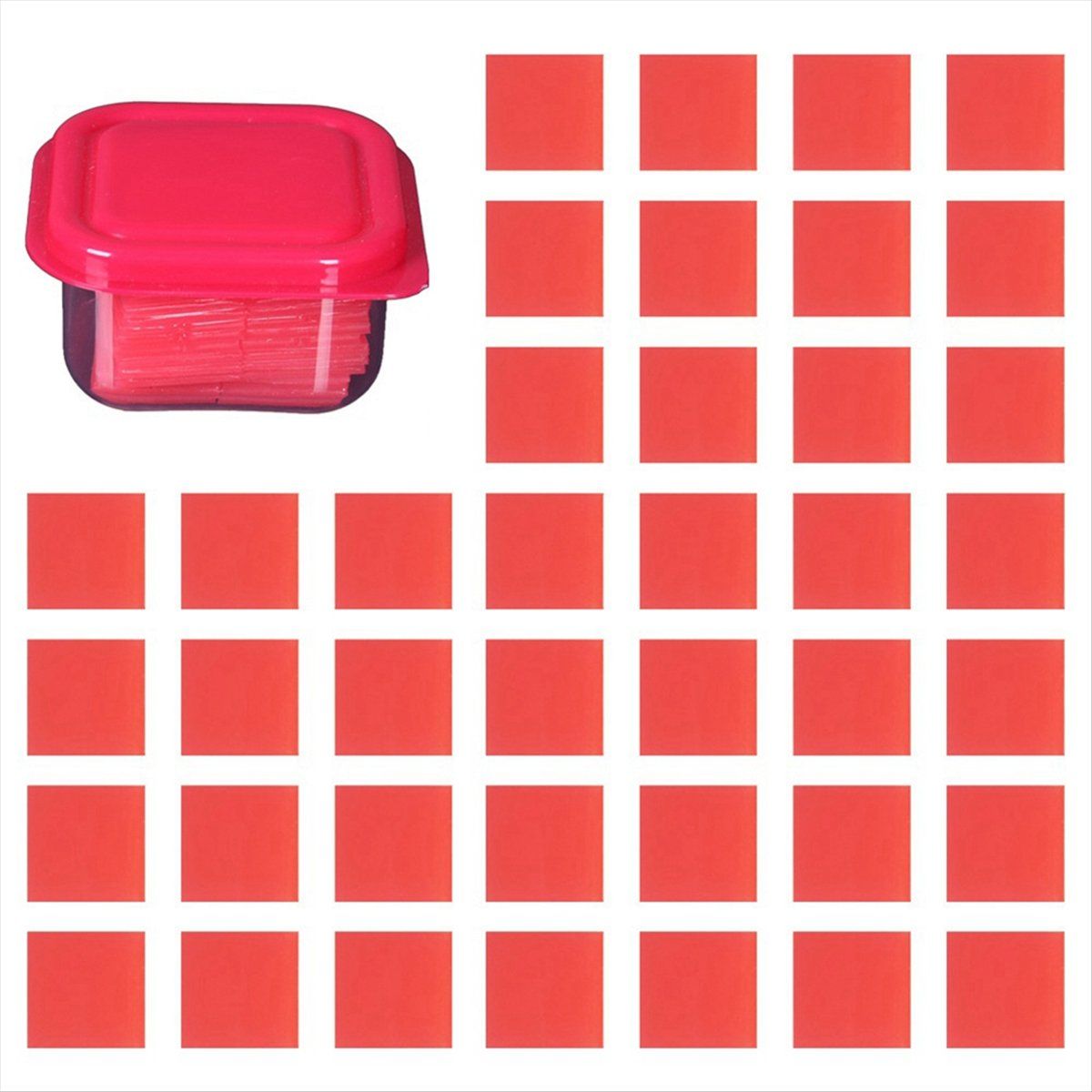 Painting Glue Clay With Box Embroidery Drilling Mud Art Diy Red | Shop ...