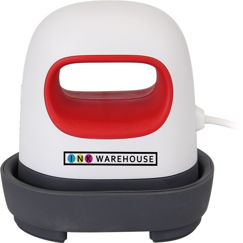 Ink warehouse Mini Heat Press Machine (10.6cm x 6.2cm Size) - Red ...