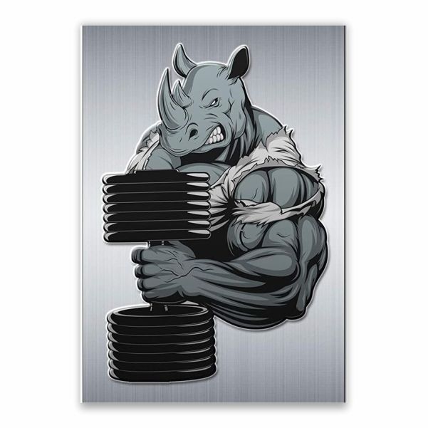 Rhino Bodybuilder Poster - A1 | Shop Today. Get it Tomorrow! | takealot.com
