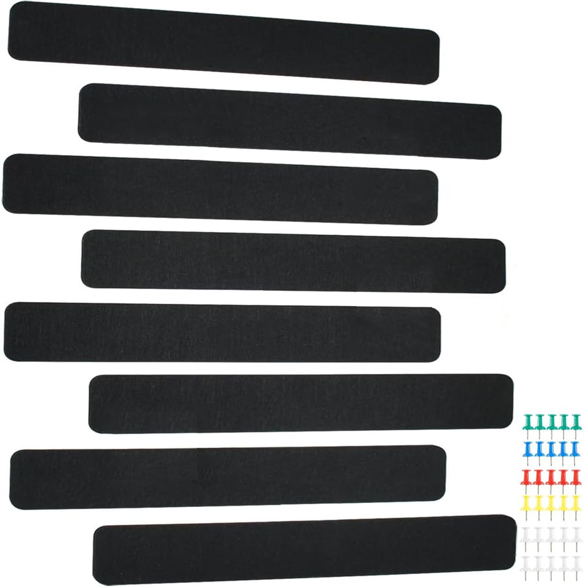 8 Pack Wall Soft Felt Boards, Thick Sticky Frameless Felt Boards Photo ...