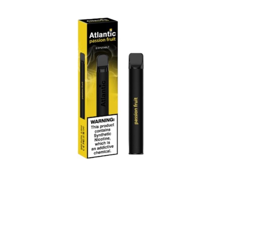 Atlantic - Disposable Vape - 600 Puffs - 5% Nic Salts - Passion Fruit ...