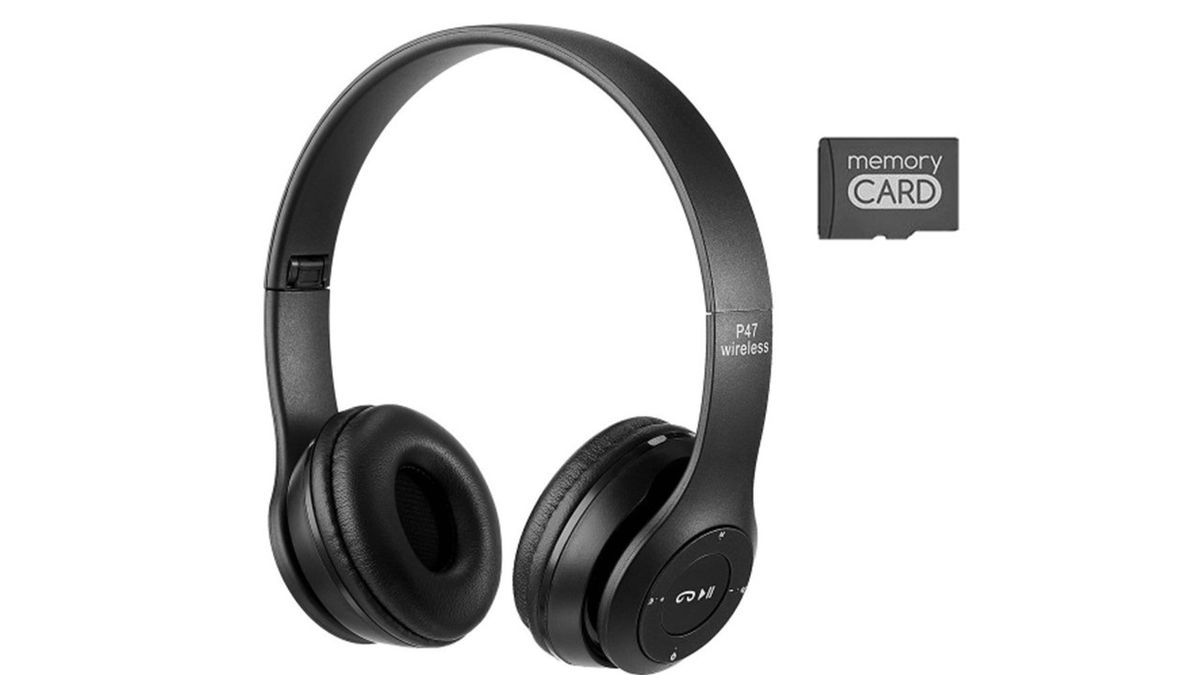 P47 Wireless Bluetooth Headphones Plus 2 GB SD Card | Shop Today. Get ...