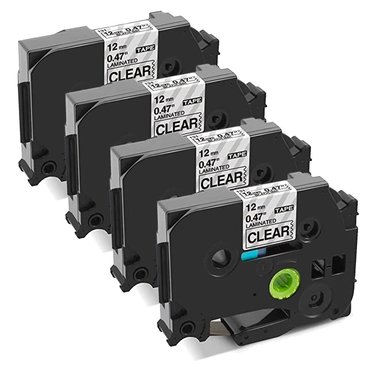 INKWAREHOUSE TZ-131 Compatible Brother Label Tape-Laminated(12mmx8m ...